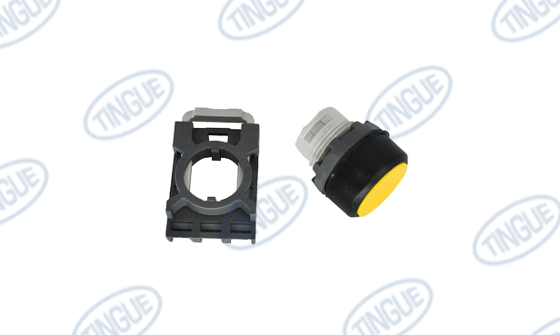 Yellow Pushbutton | Chicago Dryer 1414-490-01 | Tingue